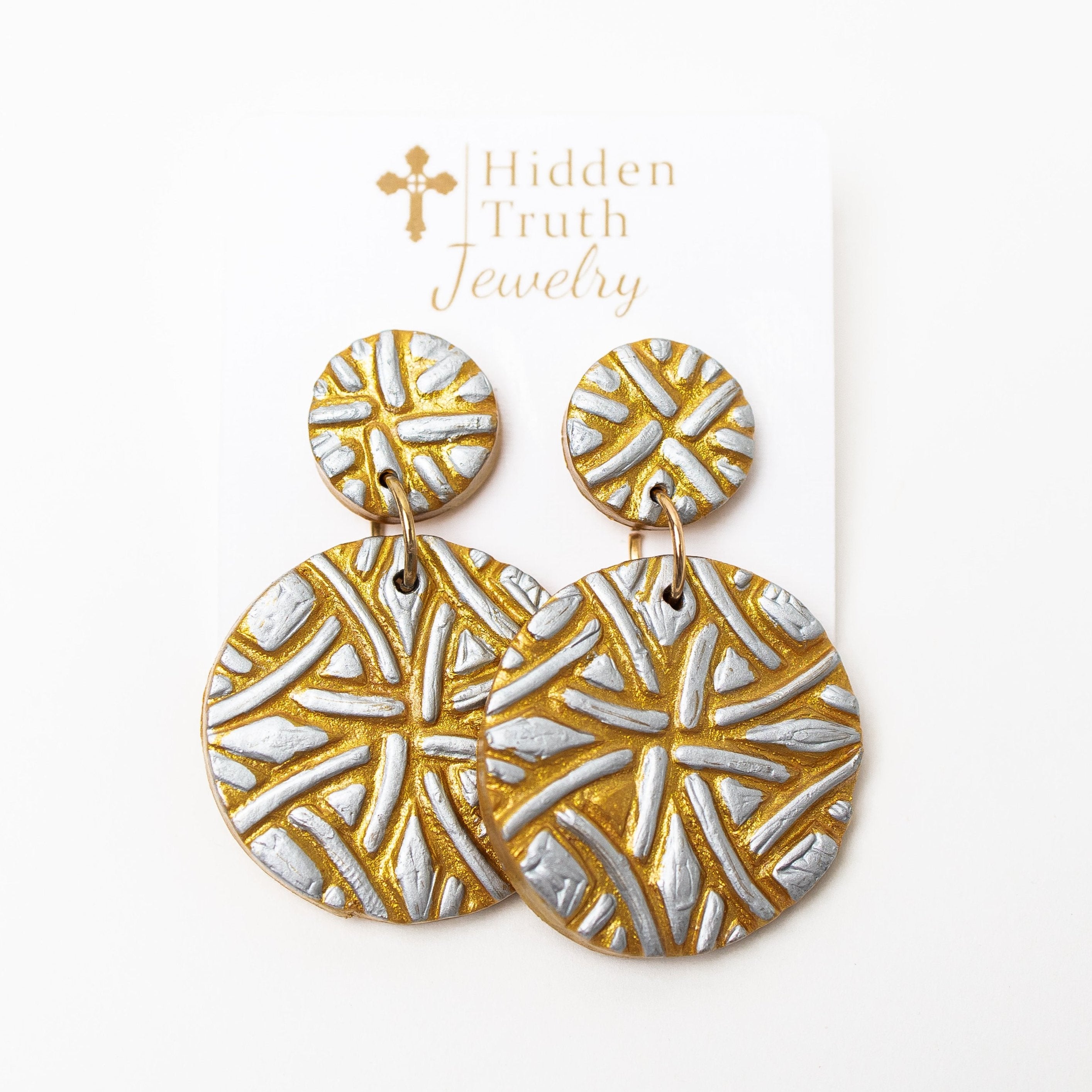Silver & Gold Louise Double Dangles – Hidden Truth Jewelry