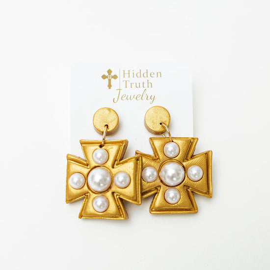 Grace Pearl Dangles – Hidden Truth Jewelry
