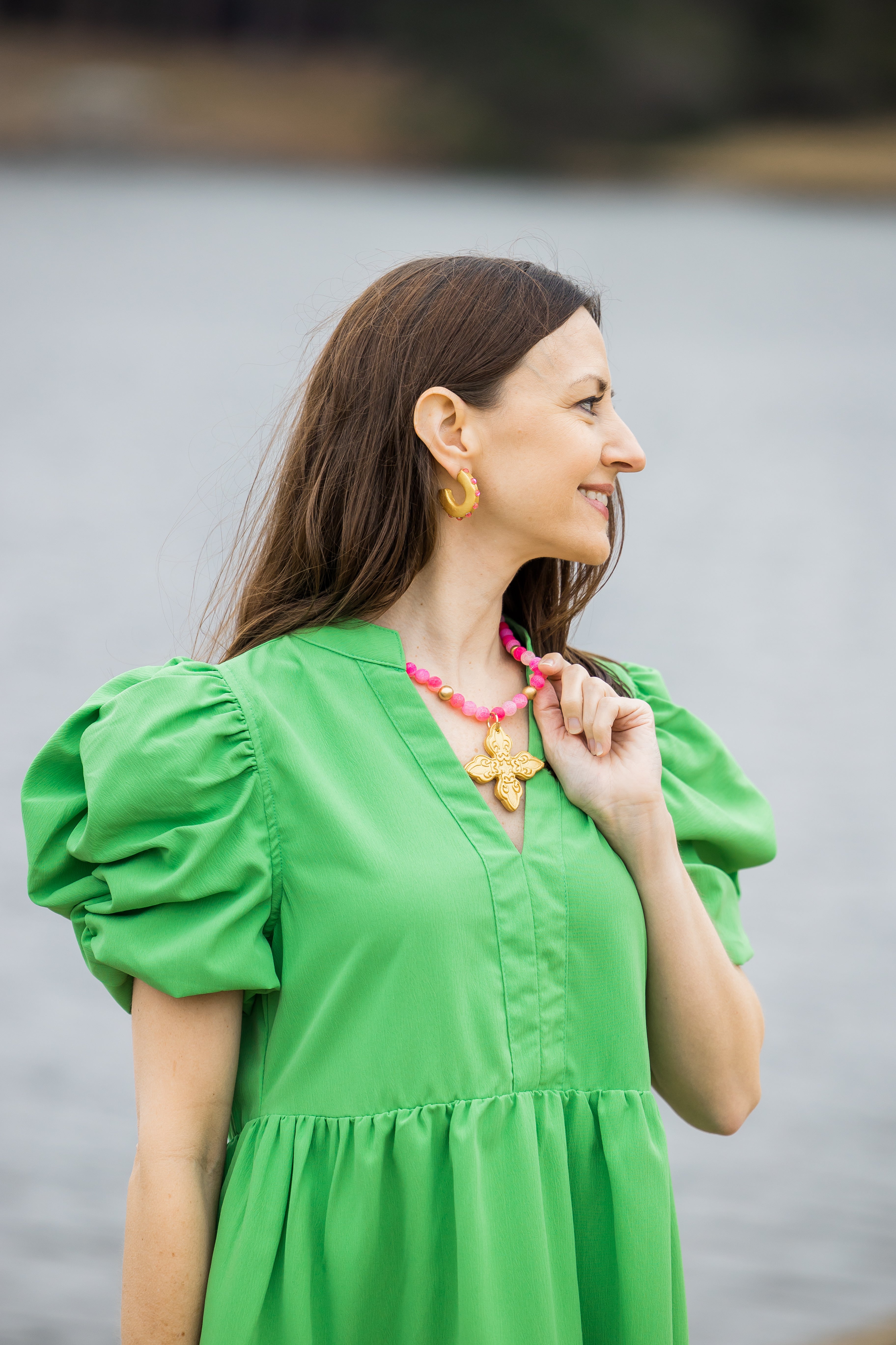 Small Pink Hoops – Hidden Truth Jewelry