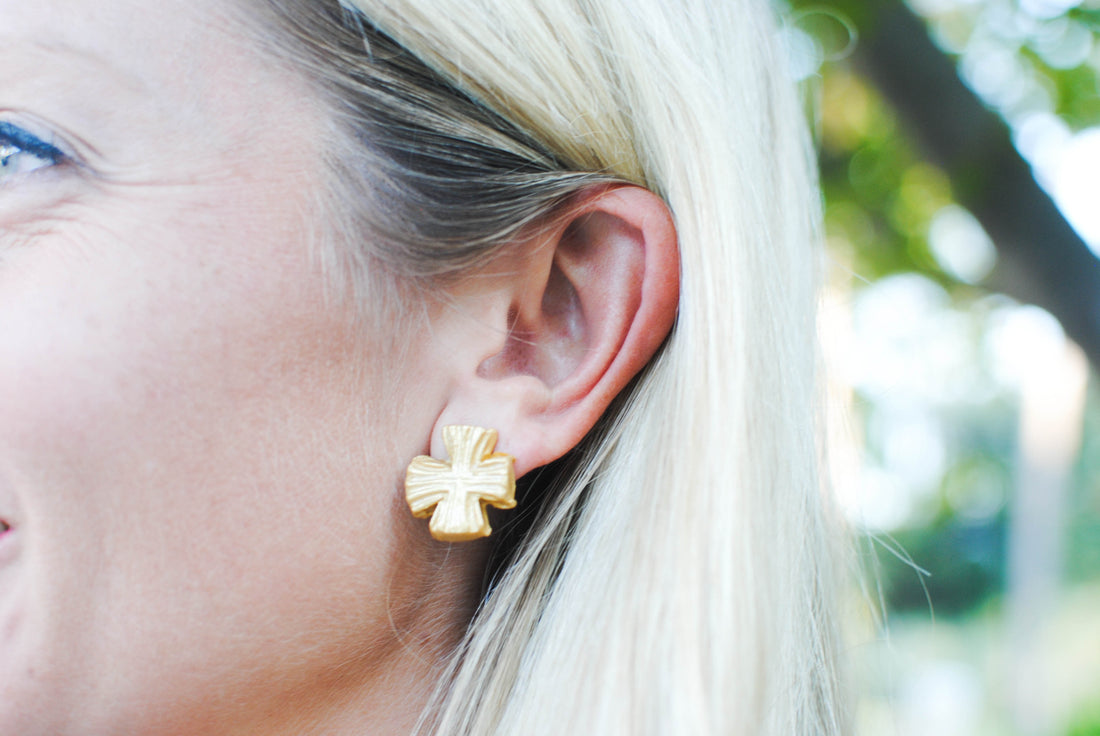 Julia Blair Stud Cross Earrings – Hidden Truth Jewelry Julia Blair Stud Cross Earrings – Hidden Truth Jewelry